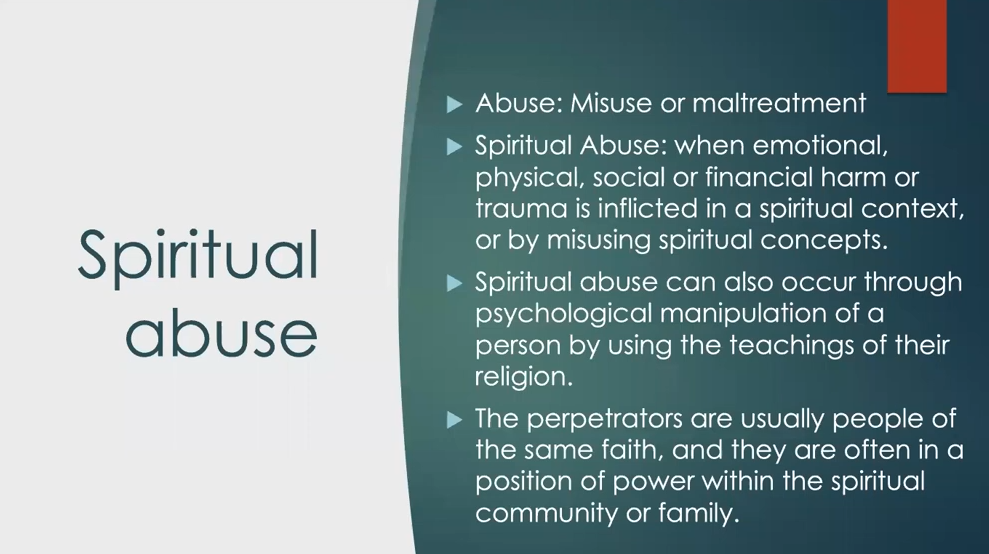 Spiritual Abuse – Love Shouldn’t Hurt - Family Ministries