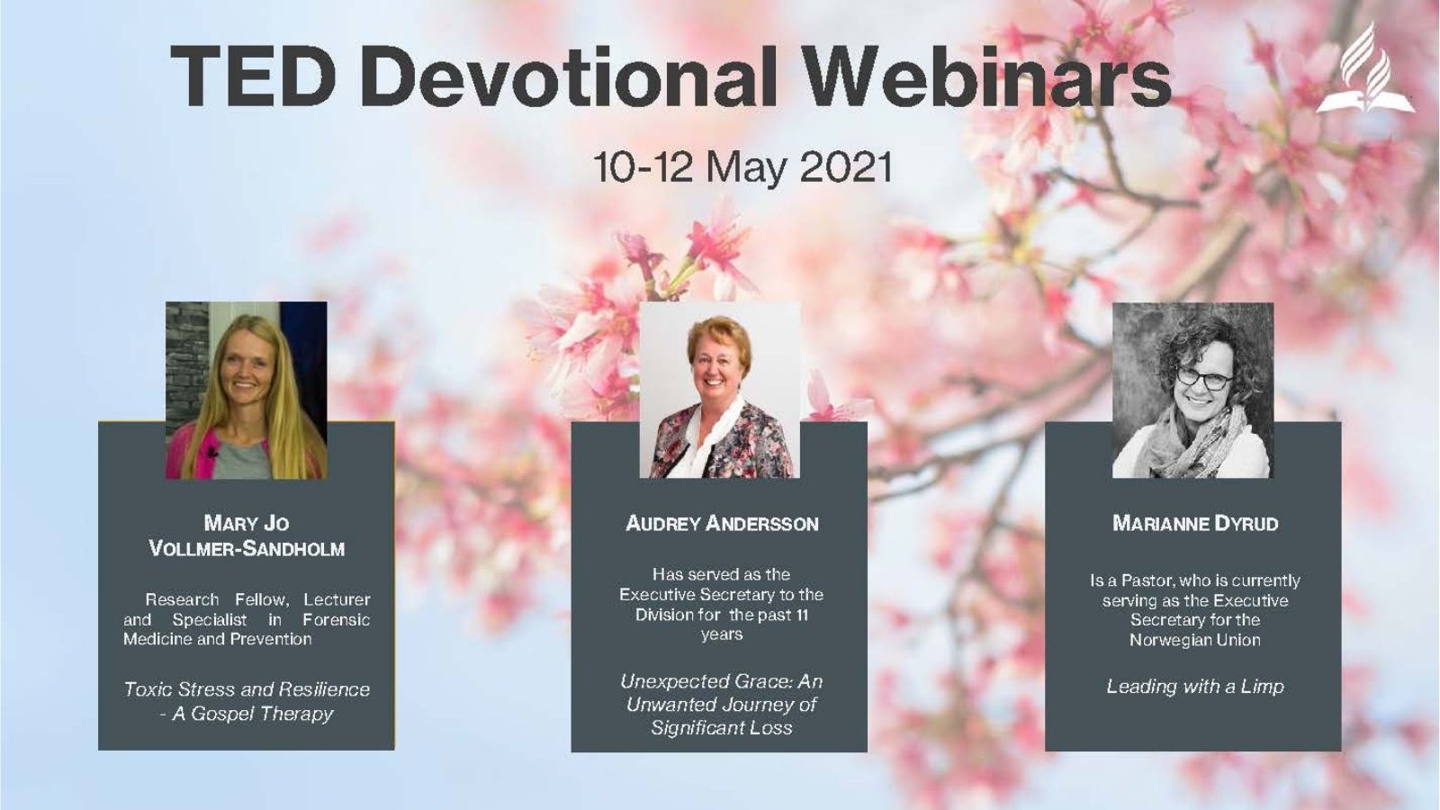 TED Wellbeing Webinars – finding healing in difficulties - tedNEWS Network