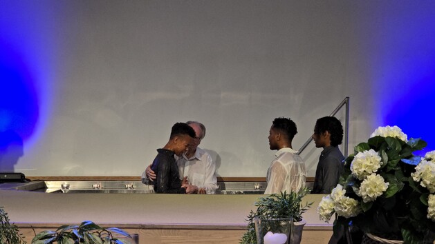 Moving Moments for Jan Paulsen As He Baptises His Grandchildren ...